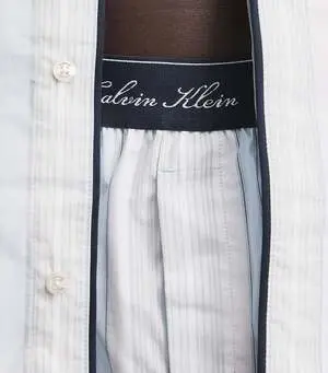 Calvin Klein Cotton Poplin Stripe Pyjama Shorts