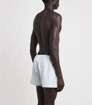 Calvin Klein Cotton Poplin Stripe Pyjama Shorts