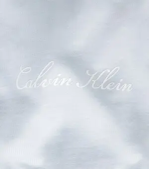 Calvin Klein Cotton Poplin Logo Pyjama Top