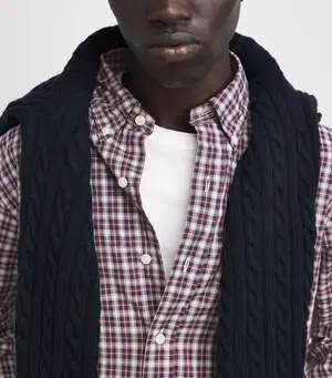 Polo Ralph Lauren Cotton Check Polo Pony Custom Fit Shirt
