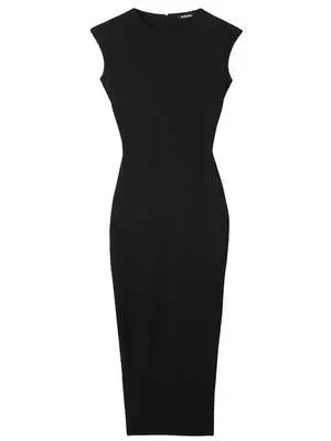 Jacquemus La Robe Alba Midi - Black