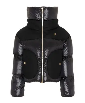 Herno Short Down Jacket With Metal Logo