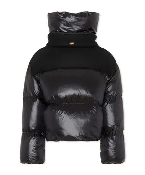 Herno Short Down Jacket With Metal Logo