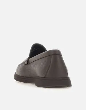 Hugo Boss Logo Detail Moccasins