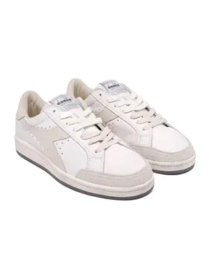 DIADORA Panelled Sneakers With Distressed Finish And Logo Detail