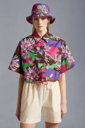 Moncler Printed Cotton Shirt