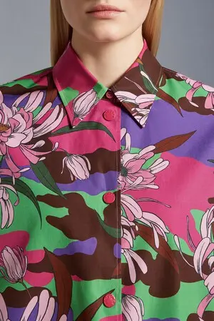 Moncler Printed Cotton Shirt
