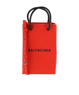 Balenciaga Shopping Phone Bag - Red