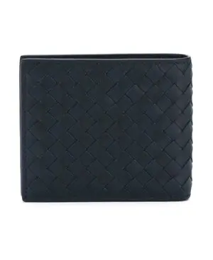 Bottega Veneta Light Tourmaline Intrecciato Bi-fold Wallet