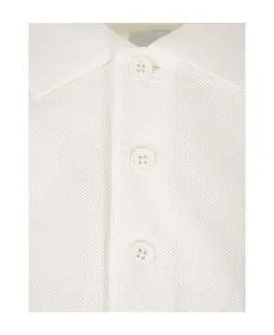 Burberry Logo Embroidered Polo Shirt