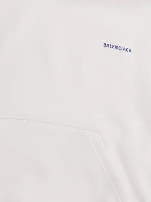 Balenciaga Logo Print Hoodie