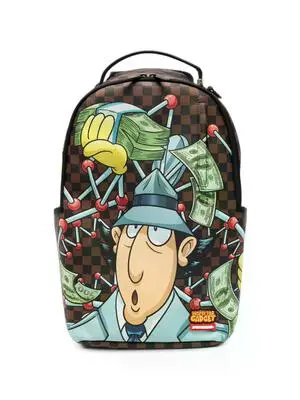 SPRAYGROUND Inspector Gadget Check-pattern Graphic-print Backpack
