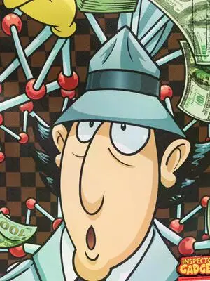 SPRAYGROUND Inspector Gadget Check-pattern Graphic-print Backpack