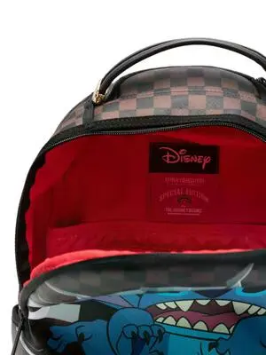 SPRAYGROUND X Disney Check-print Backpack With Shark Mouth Motif