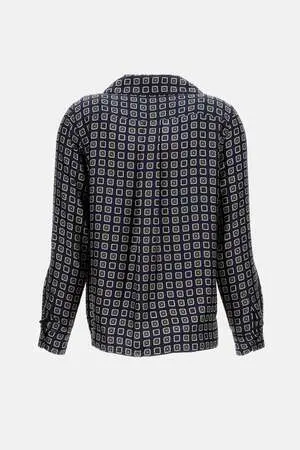 Max Mara Printed Silk Shirt - Multicolor
