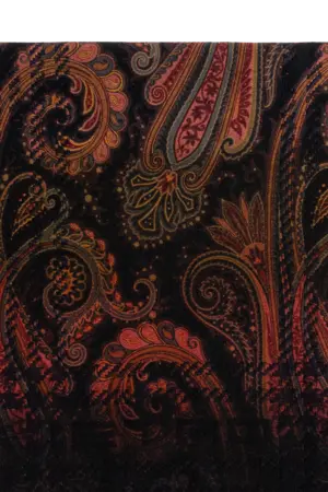 Etro Wool Scarf With Raw Edge