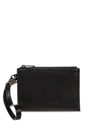 Yohji Yamamoto Leather Pouch - Black