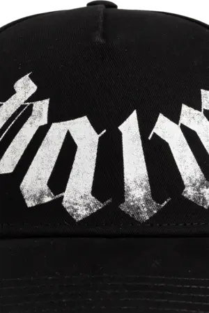 Palm Angels Baseball Cap With Gothic Print