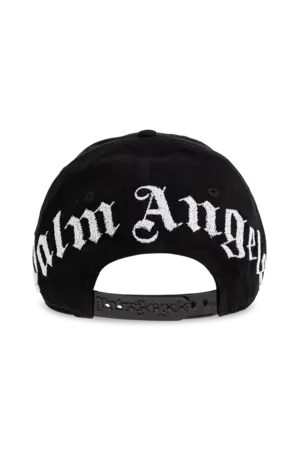 Palm Angels Baseball Cap With Gothic Embroidery