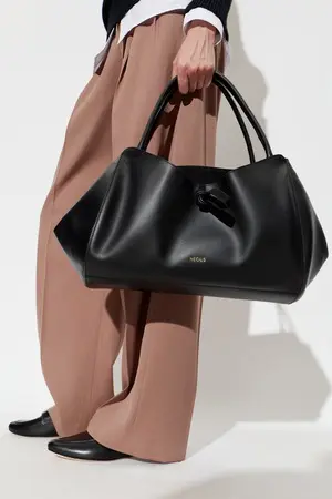 NEOUS Sagitta" Leather Handheld Bag - Black