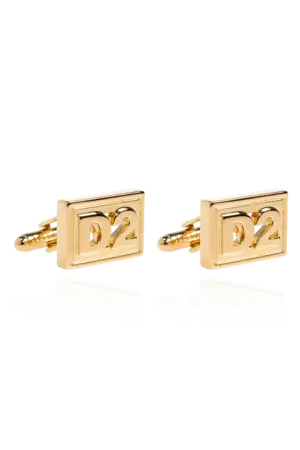 Dsquared2 Cufflinks With Logo - Gold