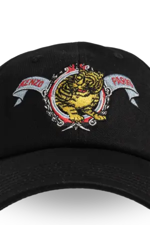 Kenzo Baseball Cap With Tiger Embroidery