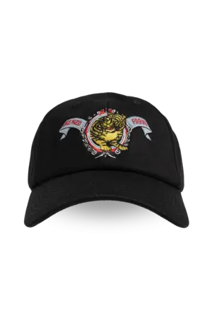 Kenzo Baseball Cap With Tiger Embroidery - Black
