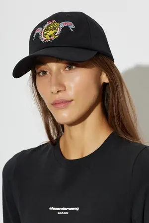 Kenzo Baseball Cap With Tiger Embroidery - Black