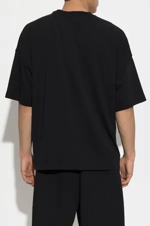 Palm Angels Cotton T-shirt With Logo Print