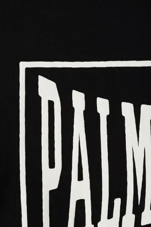 Palm Angels Cotton T-shirt With Logo Print