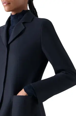 Akris Double Knit Jersey Tailored Blazer
