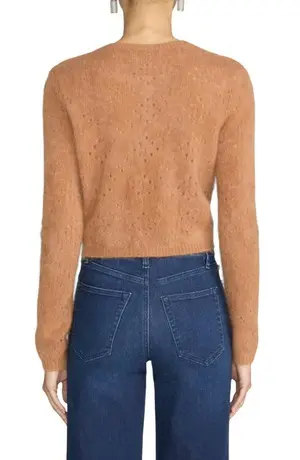 FRAME The Cashmere Airy Teddy Cardigan