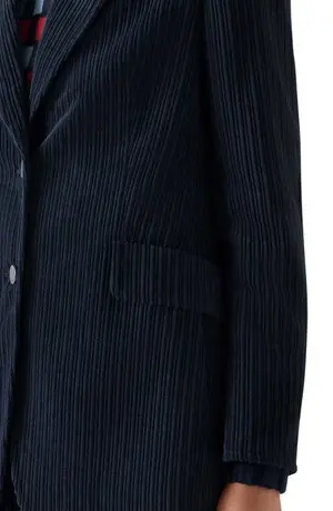 Akris Soft Techno Corduroy Tailored Jacket