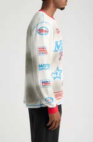 MARKET Racing Graphic Thermal Long Sleeve Shirt