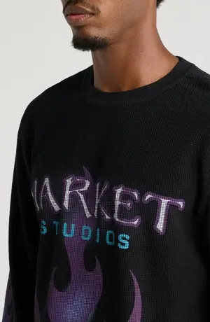 MARKET Through The Flames Thermal T-shirt