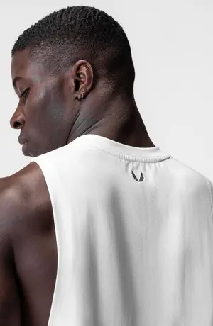 ASRV Supima Cotton Muscle Tank - White