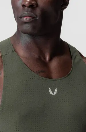 ASRV Laser Vent Singlet Tank - Olive