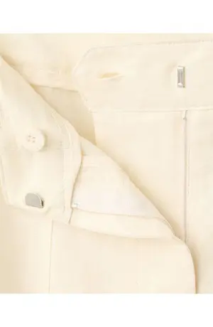 Mango Linen & Cotton Balloon Pants