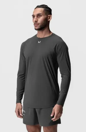 ASRV Laser Vent Established Long Sleeve Shirt - Space Grey