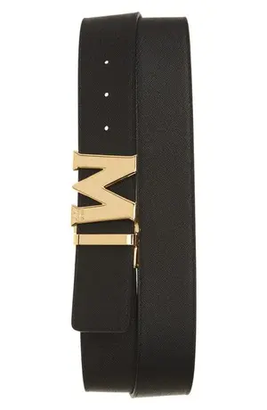 Mcm Reversible Signature Leather Belt