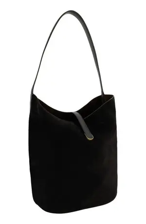 Vince Eris Large Suede Bucket Bag