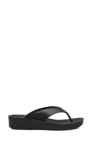 AEROTHOTIC Fallon Flip Flop - Black