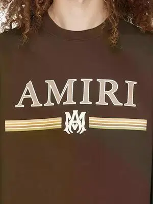 Amiri Logo Stripe Sweatshirt