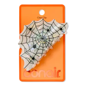 Conair Accessories Halloween Cobwebs Acrylic Claw Clip - One-color