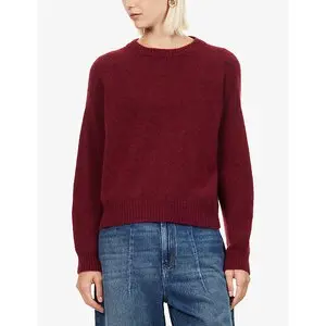 Max Mara Long-sleeve Round-neck Alpaca-blend Jumper