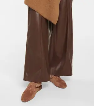CHRISTIAN LOUBOUTIN Suede Slippers
