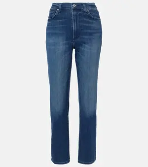 Citizens Of Humanity Caia High-rise Straight Jeans - Blue