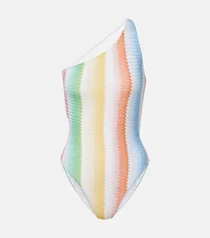 Missoni Zigzag Lamé One Piece Swimsuit - Multicoloured