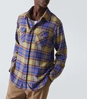GOD'S TRUE CASHMERE Tartan Cashmere Shirt