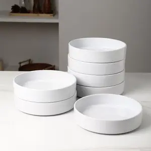 STONE + LAIN Celina Stoneware 4-piece Pasta Bowl Set - White